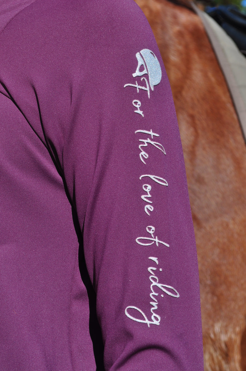 Base Layer - Plum – Lucky Kids Equine